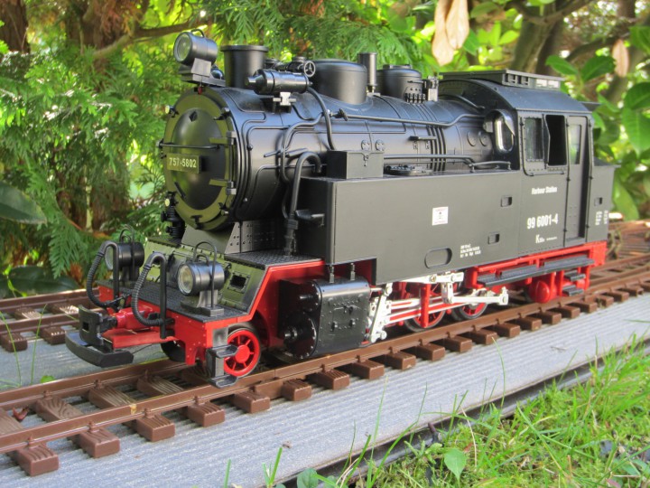 Funk - Dampflok Spur G. Bauart 99 der DR, Fuer LGB , Piko , Train Line ...