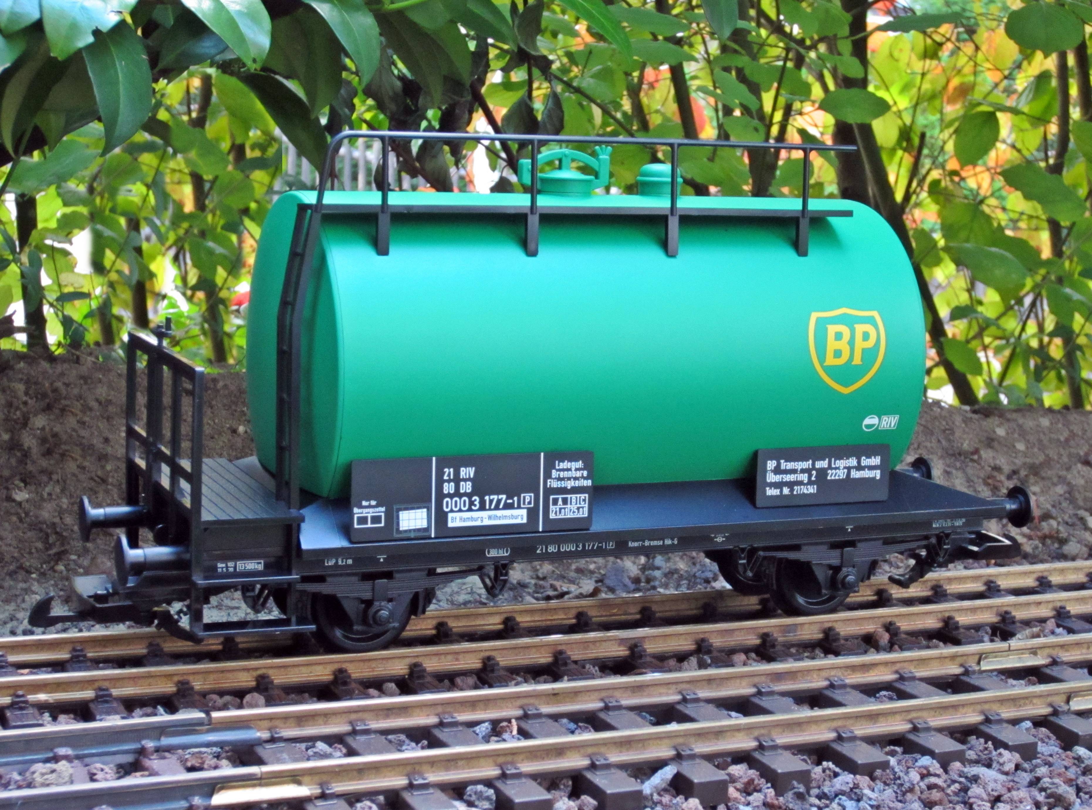 Piko Spur G Kesselwagen BP, grün, DB, Epoche IV | Zennershop.de - deutsch