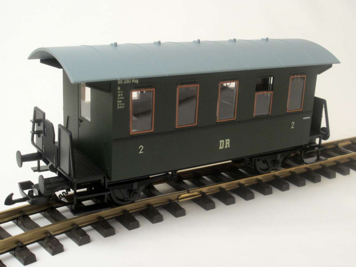 Piko Personenwagen, grün Ep III, DR, Spur G 45 mm Gartenbahn ...