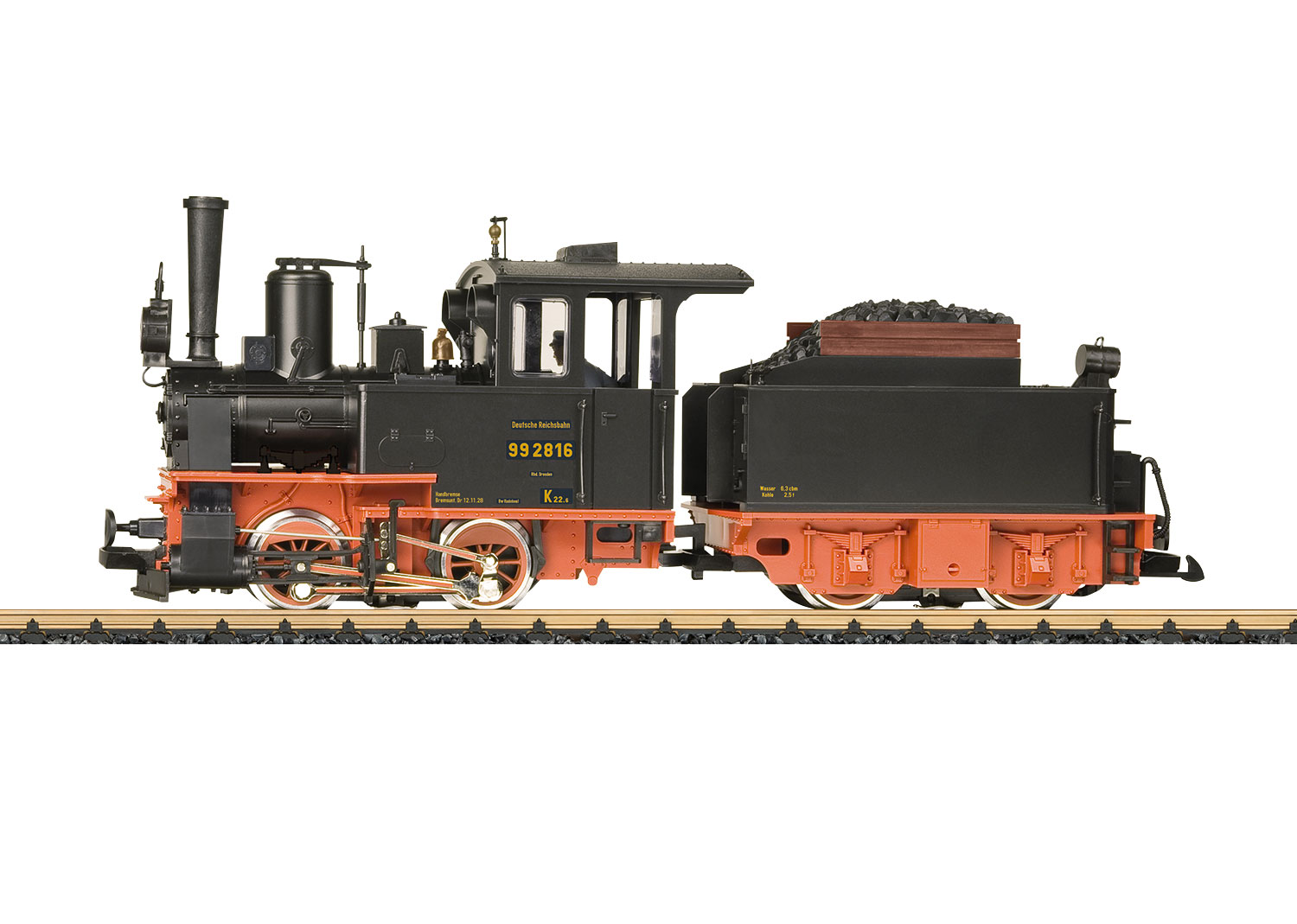 LGB Dampflokomotive 99 2816 DR Spur G | Zennershop.de - deutsch
