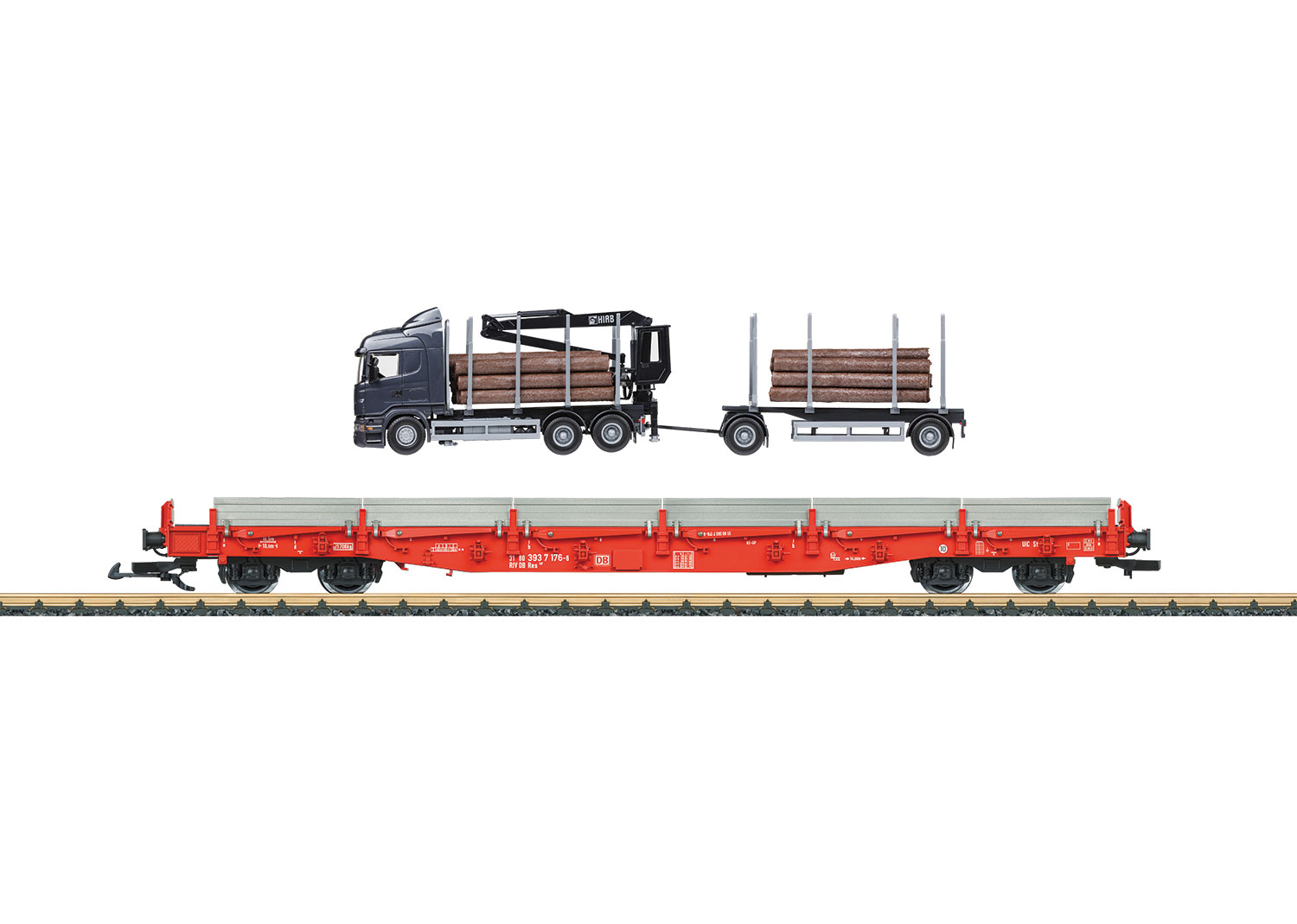 LGB Rungenwagen-Set DB, Spur G | Zennershop.de - deutsch